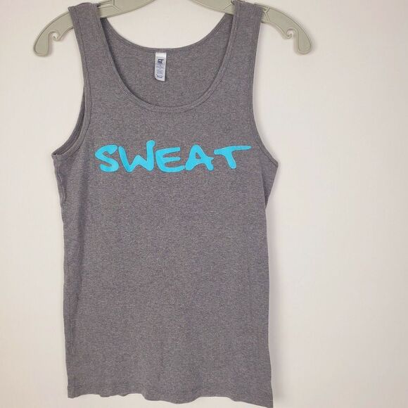 Bella Canvas | Tops | Sweat Womens Athletic Tank Top Gray Workout Size ...